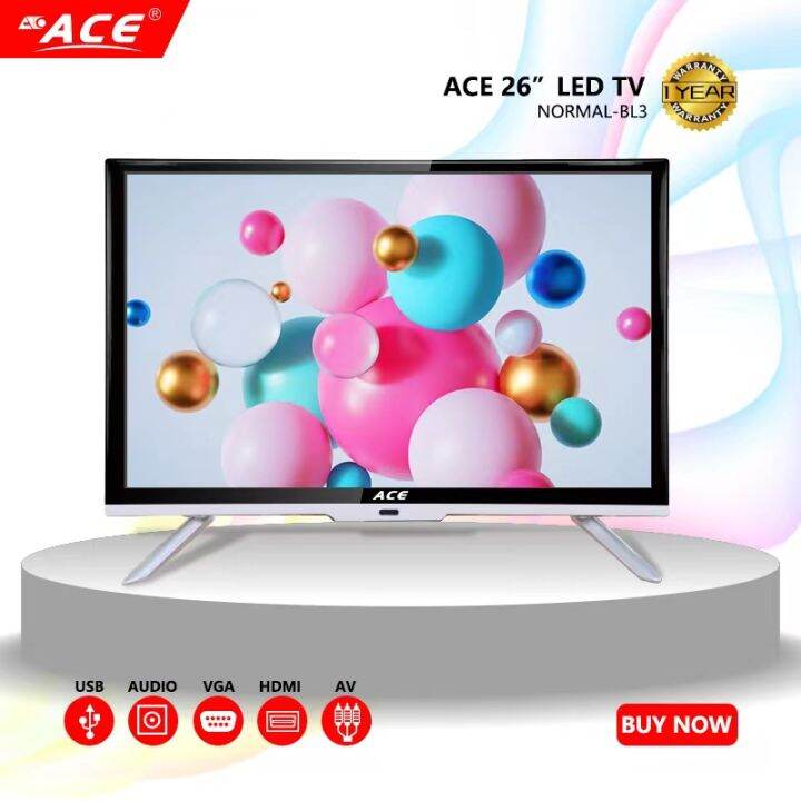 ACE 26" LED-802 Normal BL-3 TV | Lazada PH