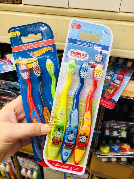 Brush Buddies Hot Wheels Soft Toothbrush/Thomas & Friends 3s | Lazada PH