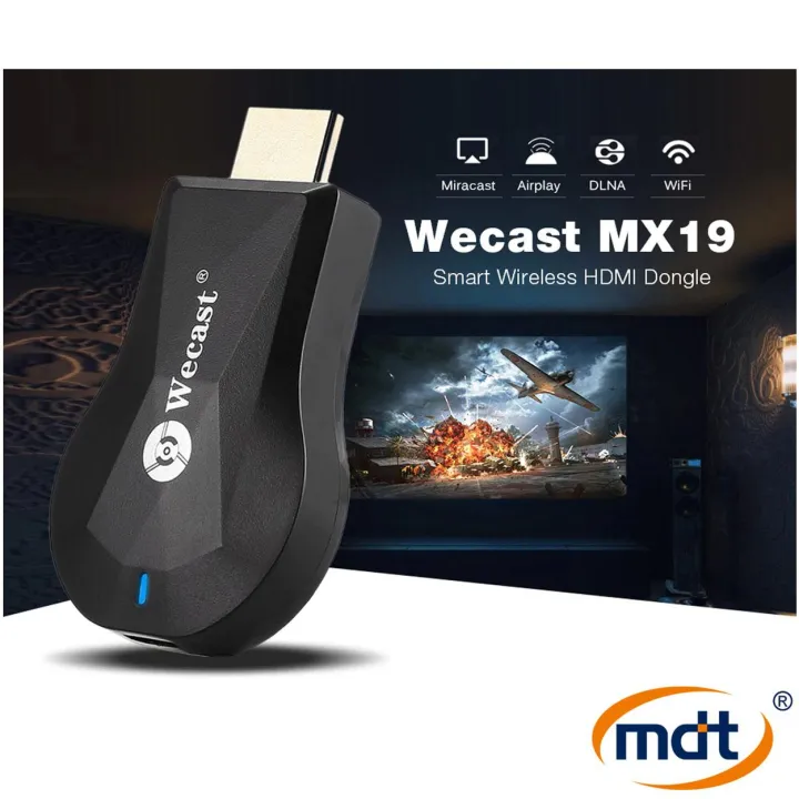 Wecast MX19 Wireless HDMI Dongle Receiver Support Miracast Airplay DLNA ...