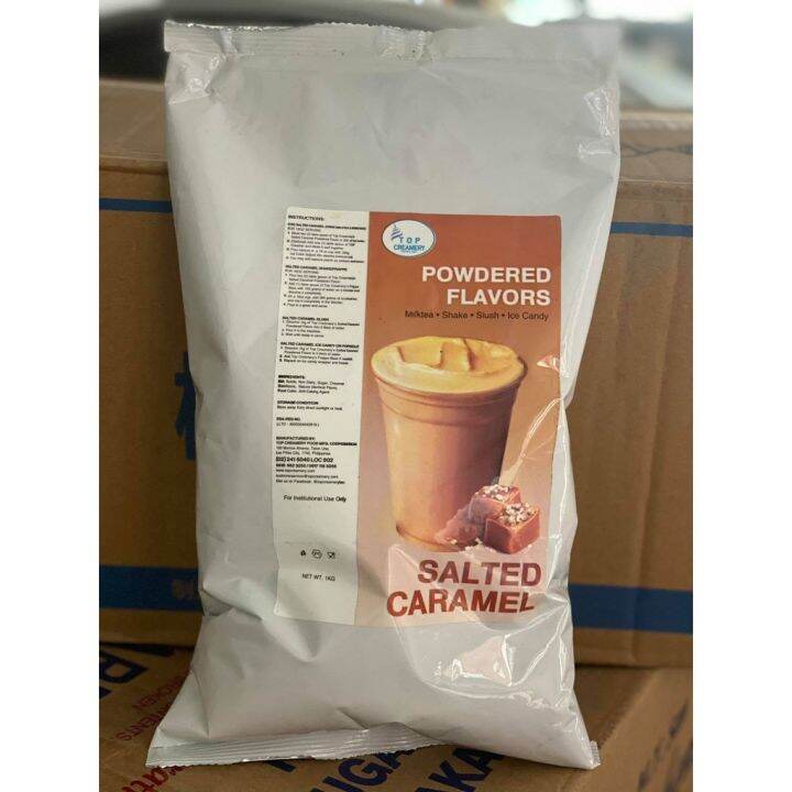 Salted Caramel Powder Top Creamery Brand 1kg - LMMP MILKTEA SUPPLIER PH ...