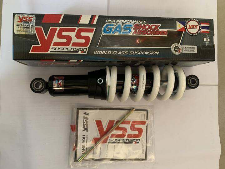YSS SHOCK SUZ/RAIDER150 (BLACK-WHITE) | Lazada PH