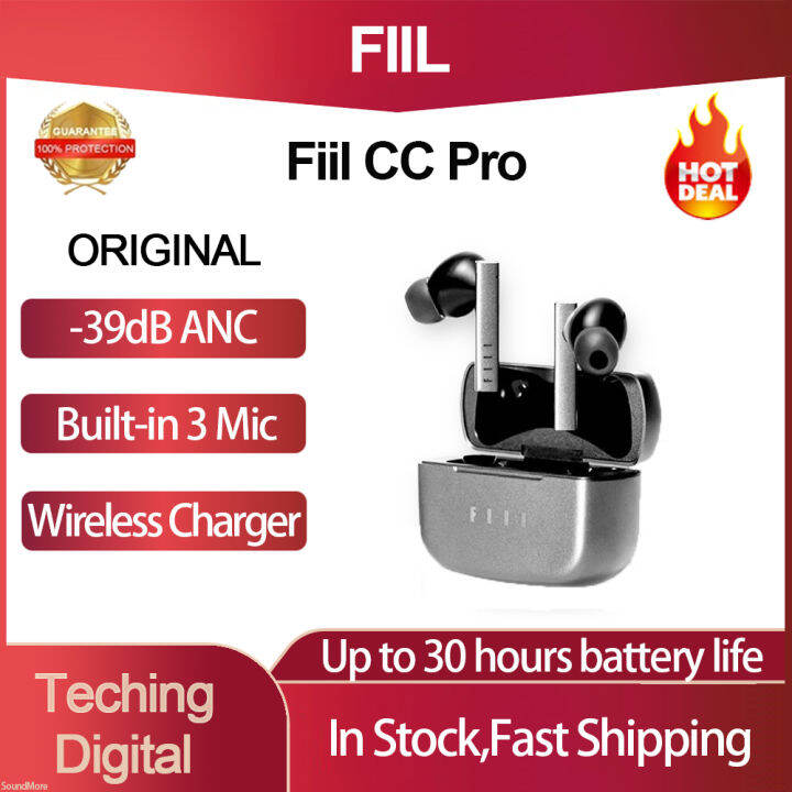 Original FIIL CC Pro TWS Bluetooth Earbuds Active Noise Cancelling True ...