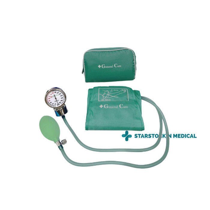 Tensimeter Manual General Care Tensi Aneroid Jam Kompas Hijau | Lazada ...
