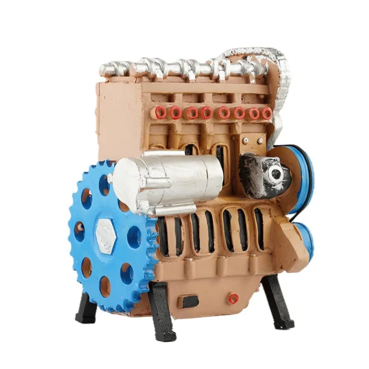 Assembly All-Metal Car Mini Assemble Inline Four-Cylinder For Adult ...