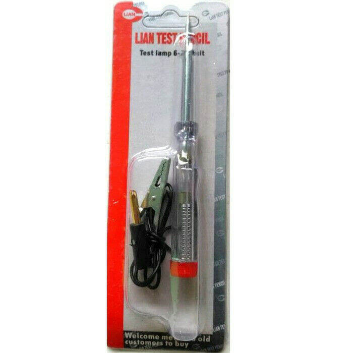 Tespen Aki DC Testpen tes pen 6-24 volt mobil tegangan DC | Lazada ...