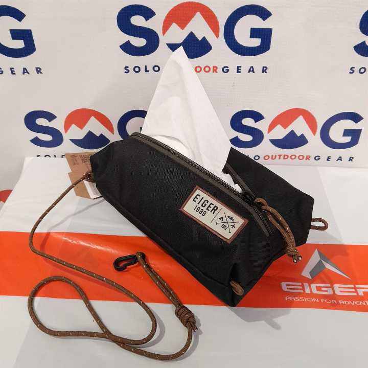 Tas Selempang EIGER X-Roadtrip Tissue Case Pouch 100% | Lazada Indonesia