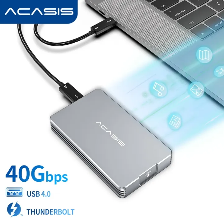 【Ready Stock】 Acasis Thunderbolt 3 USB 4.0 Mobile M.2 Nvme Enclosure ...