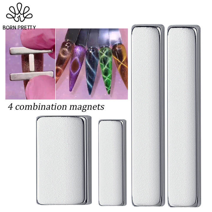 BORN PRETTY 4pcs/pack Manicure Multi-function Magnet Nail Salon Cat ...