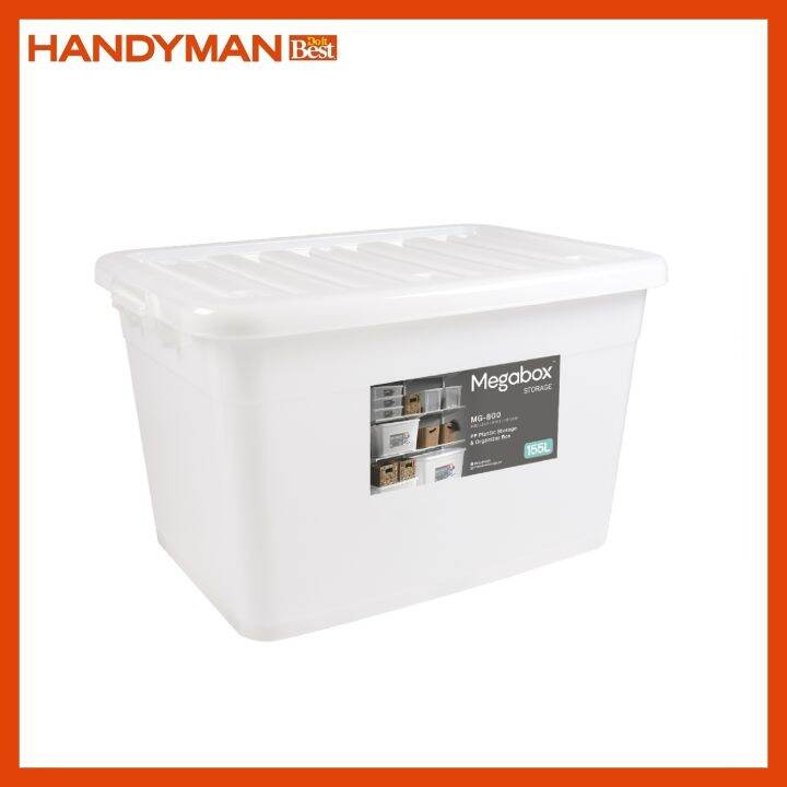 Megabox Storage Box 155L, (MG800) Clear | Lazada PH