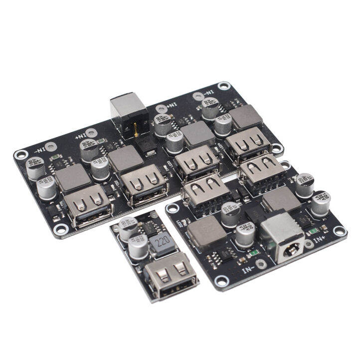 USB QC3.0 QC2.0 USB DC-DC Buck Converter Charging Step Down Module 6 ...