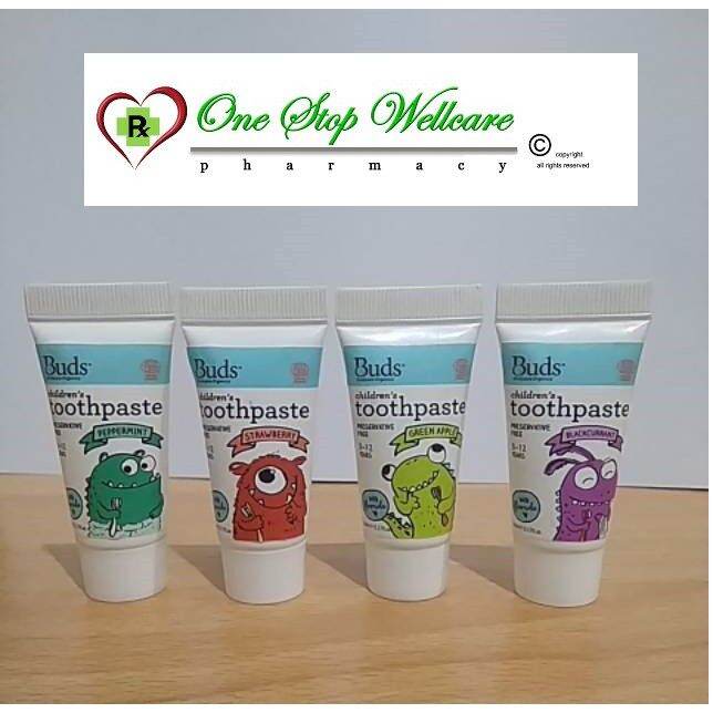 BUDS 3-12 YEARS OLD TOOTHPASTE WITH FLUORIDE 10ML | Lazada