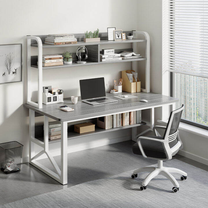 Modern Home Office Table 80/100/120cm Bookcase Computer Desks Wood ...