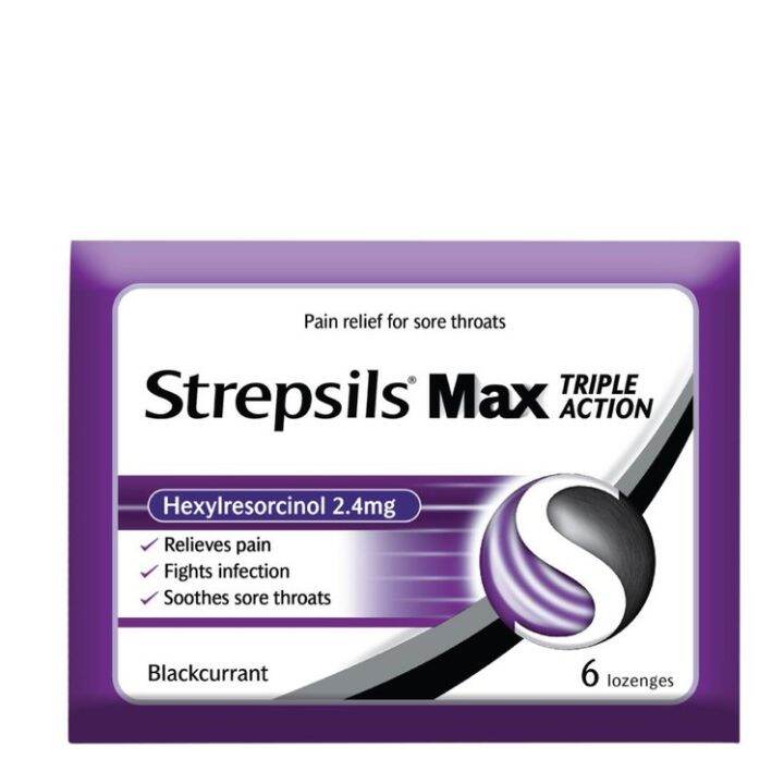 STREPSILS MAX TRIPLE ACTION 16 LOZENGES | Lazada Singapore