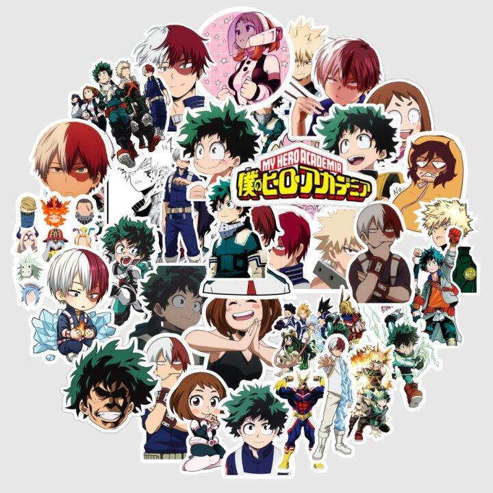 Sticker Tempel "My Hero Academia 40Pcs" | Lazada Indonesia