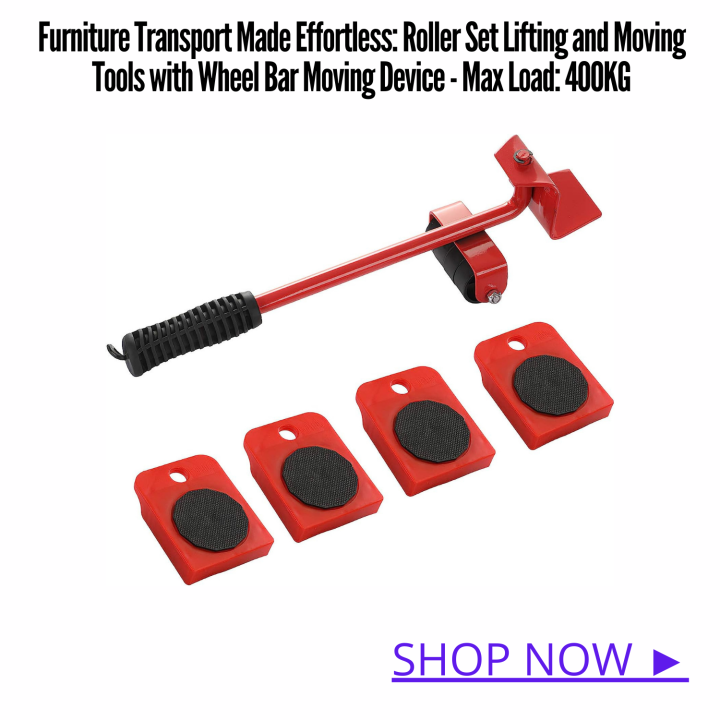 Furniture Transport Made Effortless: Roller Set Lifting and Moving ...