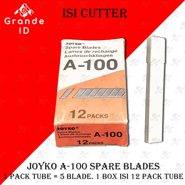 ISI CUTTER KENKO A-100 REFILL CUTTER A-300 ISI 5 BLADE | Lazada Indonesia