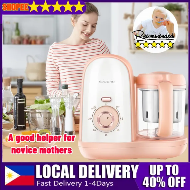 【COD】Baby Food Processor 4 in 1 Baby Food Cooker Steamer and Blender ...