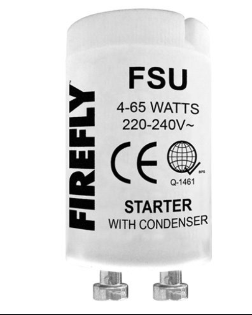Firefly Starter With Condenser For Fluorescent Lamp FSU 4-65Watts 220 ...