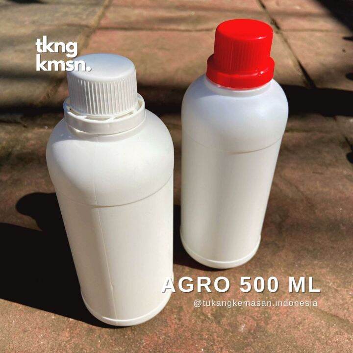 (12 pcs) Botol Agro 500 ML / Kemasan Kimia / Botol Kemasan Pembersih WC ...