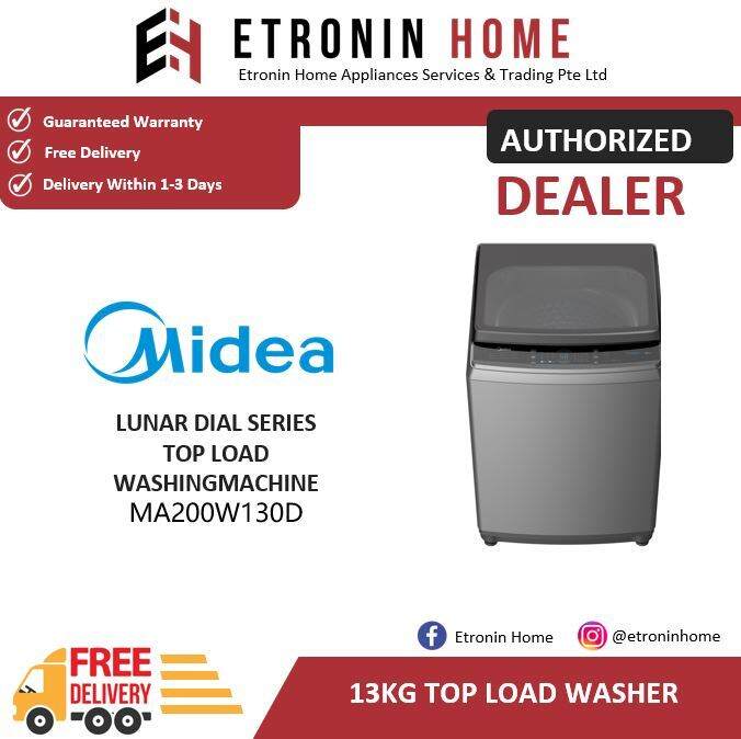 MIDEA LUNAR DIAL SERIES 13KG TOP LOAD WASHING MACHINE MA200W130D ...