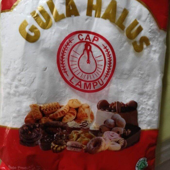 Gula halus cap Lampu 250 gram | Lazada Indonesia
