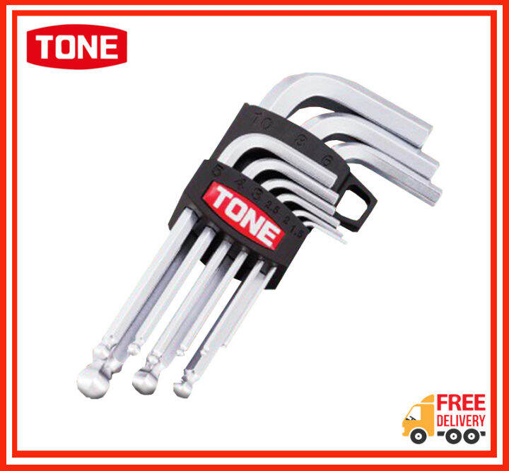 Tone Hex Key Wrench L-Type ประแจแอล ประแจหกเหลี่ยม BS900 ชุดประแจแอลหัว ...