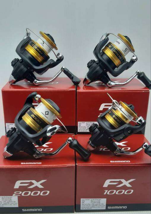 รอกสปินตีเหยื่อปลอม SHIMANO FX 1000,2000, 2500, 3000,4000, 2500HG ...