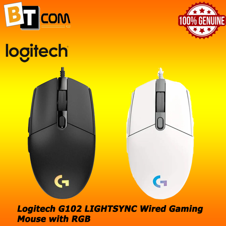 Logitech G102 LIGHTSYNC Wired Gaming Mouse with RGB 910-005802, 910-005803 | Lazada