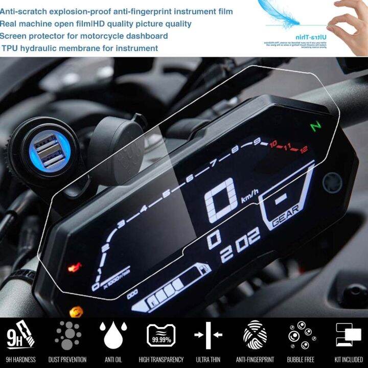 Motorcycle Meter Cluster Scratch Protection Film Dashboard Speedometer ...
