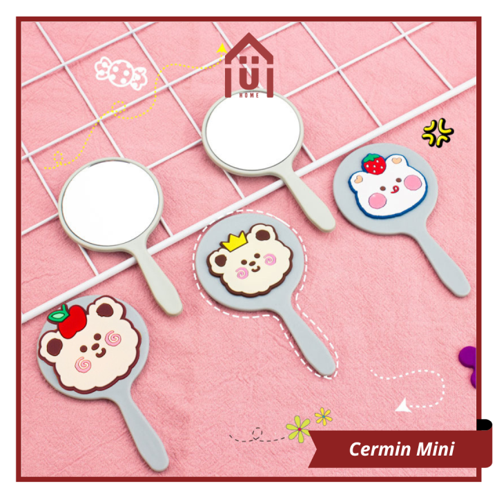 CERMIN MINI KARAKTER | KACA CERMIN MAKE UP MINI | TRAVELLING PACK ...