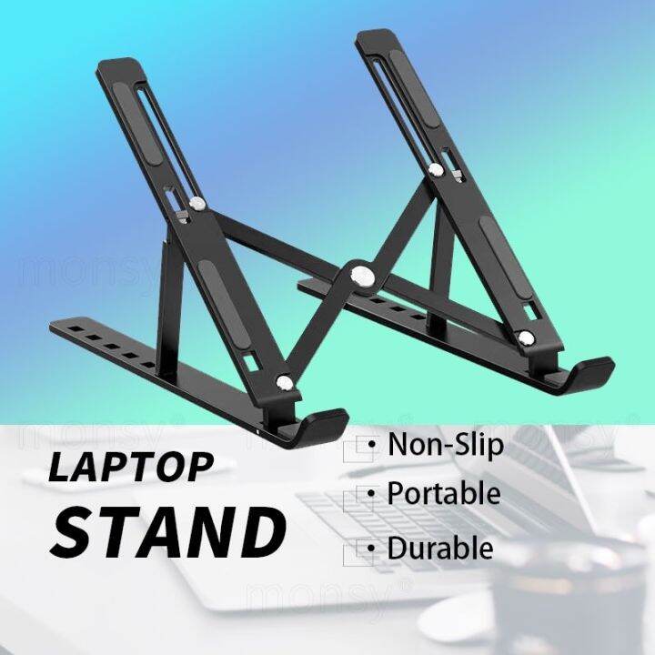Laptop Stand Foldable Portable Laptop Heighten Bracket Plastic Notebook ...