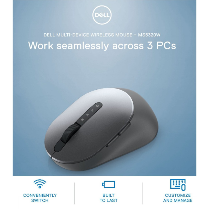 [Like New] Dell MS5320W Multi Device Wireless Mouse - Chuột không dây ...