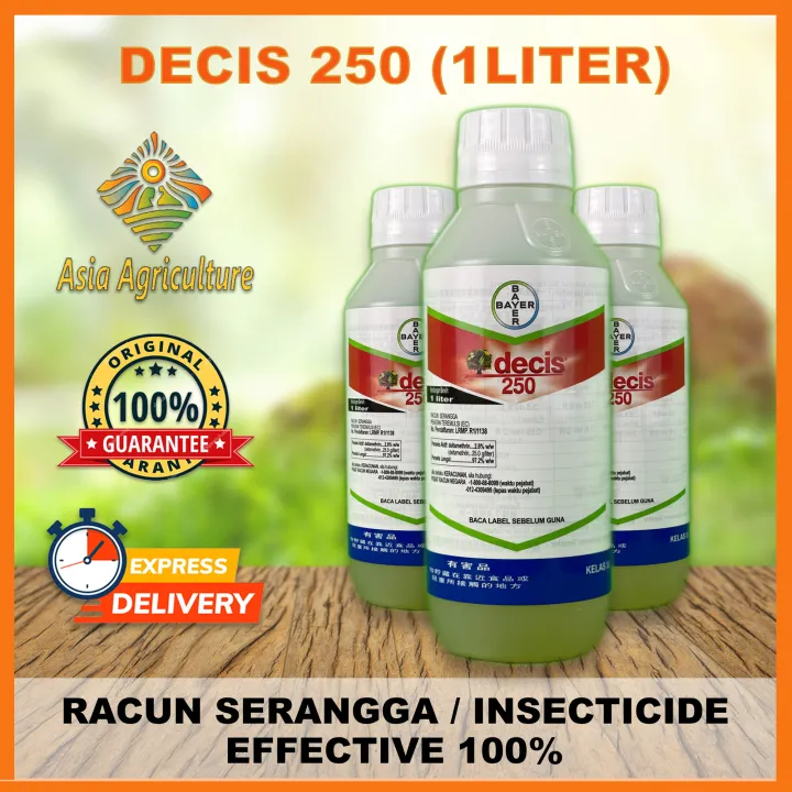 ASIA AGRICULTURE DECIS 250 DELTAMETHRIN RACUN SERANGGA INSECTICIDE | Lazada