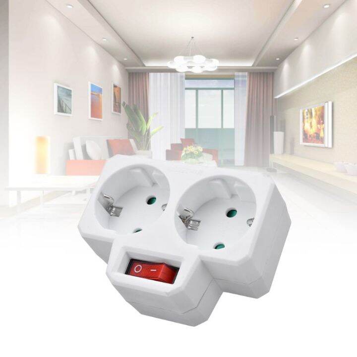 Eu Standard Multiple Plug 250v 16a Double Socket Conversion Socket With ...