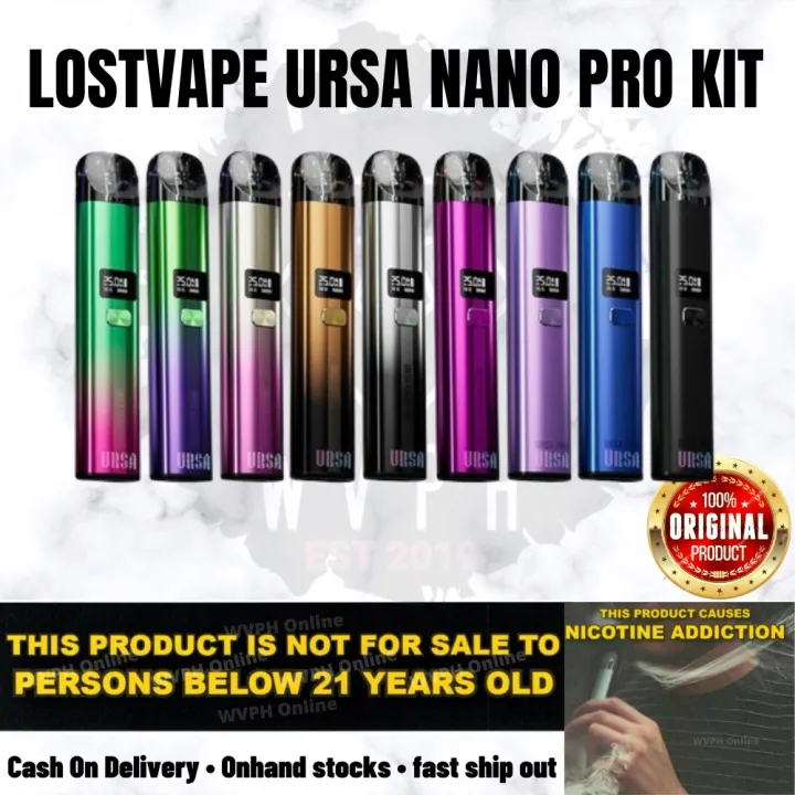 HOT AUTHENTIC Lost Vape Ursa Nano Pro Pod System Kit 900mAh 25W with ...