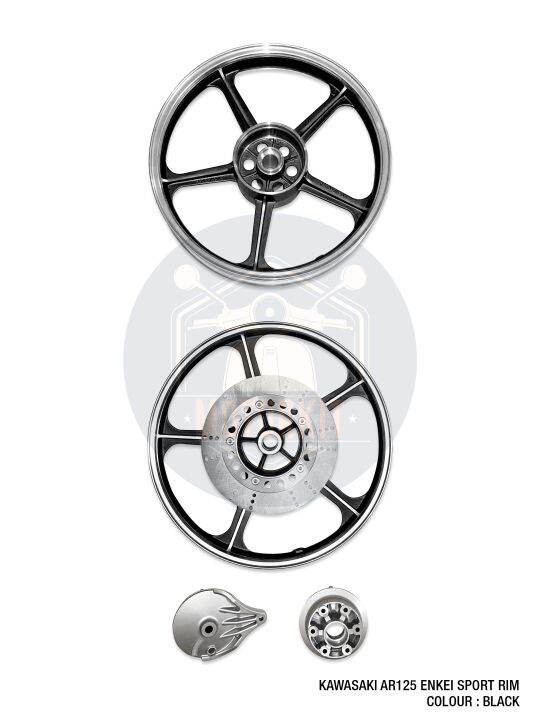 KAWASAKI AR125 ENKEI SPORT RIM 5L 5LEG SPORTRIM 5 KAKI │ 160 x 185 x 18 ...