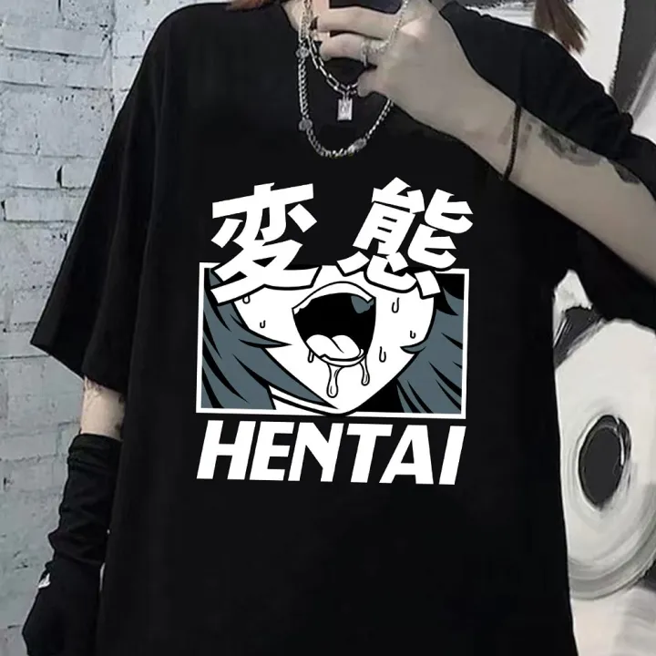 Waifu Material Shirt Otaku Lewd Hentai Cute Girl Anime T Shirt for Men ...