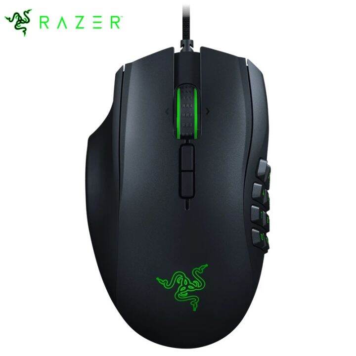 Razer Naga Left-Handed - Ergonomic MMO Gaming Mouse With 12 ...
