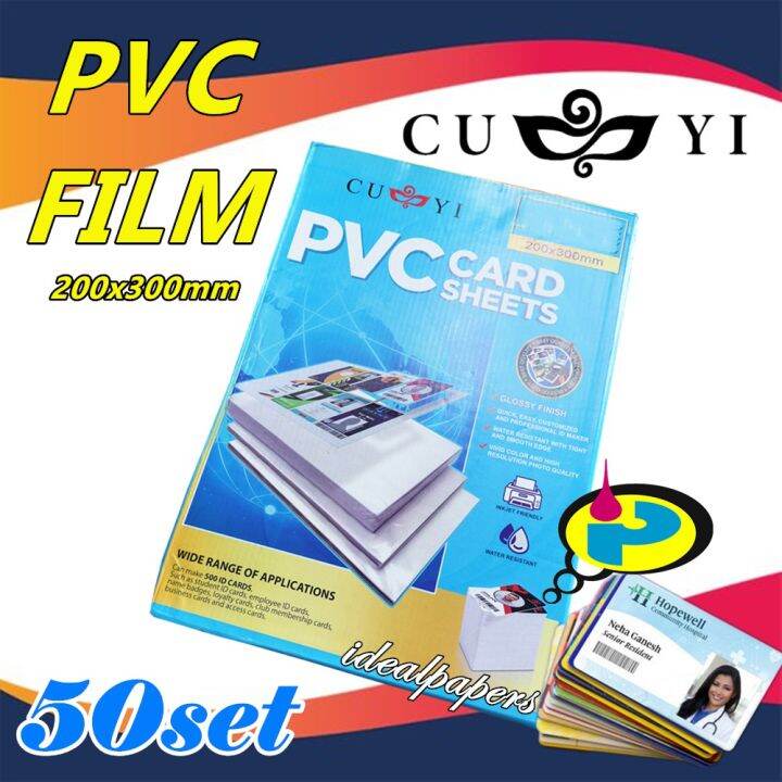 50 set cuyi pvc card sheet | Lazada PH