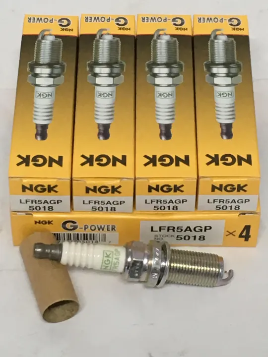 NGK G-POWER PLATINUM LFR5AGP SPARK PLUG IGNITION PLUG SET,NS.X-TRAIL TY ...