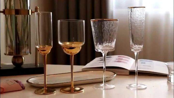 Phnom Penh Red Wine Glass Cup Triangle Wine Glass Crystal Glass High ...