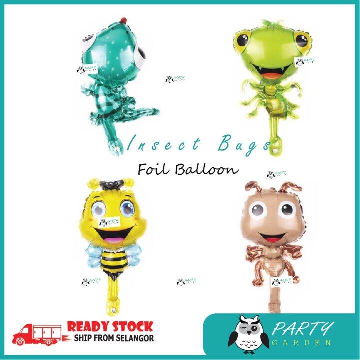 Insect Theme Bugs Balloon / Ant Bee Lizard Mantis Balloons | Lazada