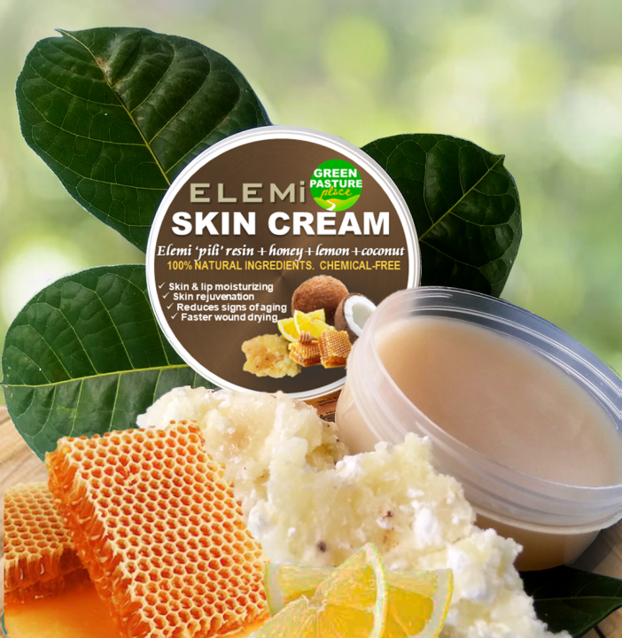 Elemi Skin Cream 50g. Chemical fee. Anti-aging, Moisturizing. Dries ...