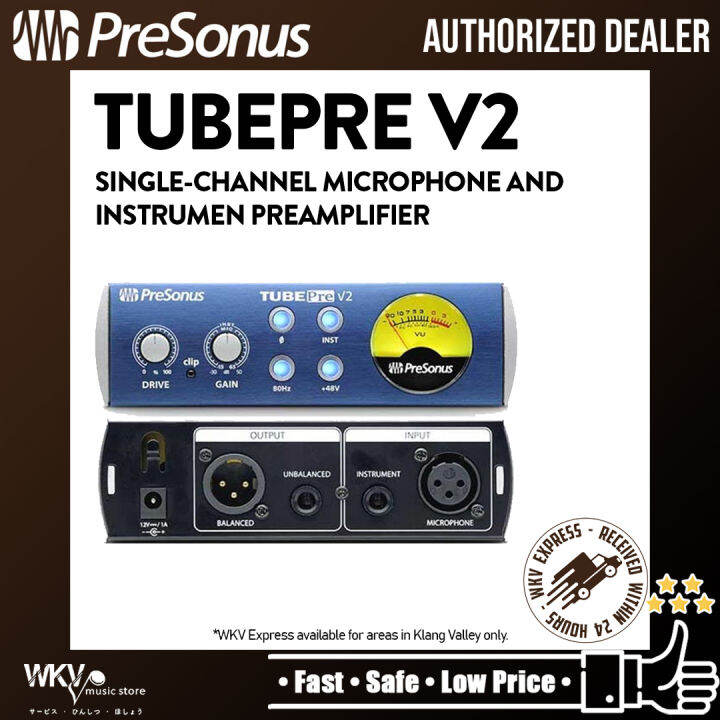 PreSonus TubePre V2 Tube Microphone Preamp (TubePreV2) | Lazada