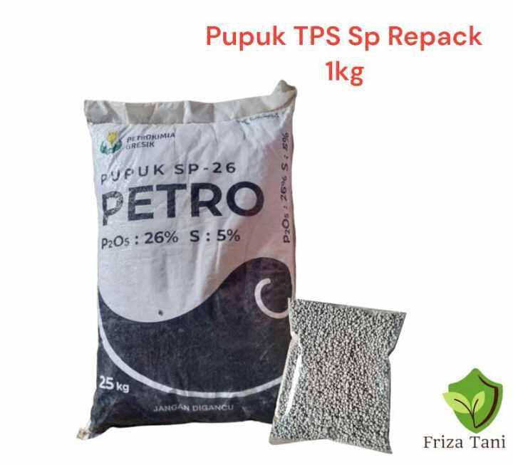 Repack Pupuk TSP SP-26 PETRO 1Kg Petrokmia Gresik Fosfat Untuk Mempercepat Pertumbuhan Buah dan ...