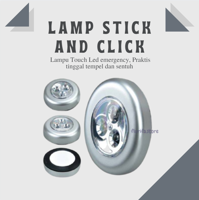 GRATIS ONGKIR - Lampu LED Mini Portable/ Lampu Tempel Ememrgency ...