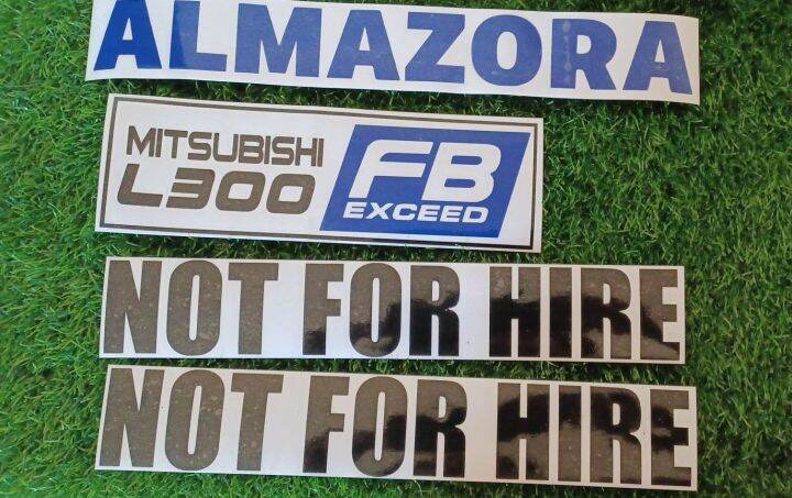 L300 Stickers Cutout Exceed Deluxe Almazora Custom | Lazada PH