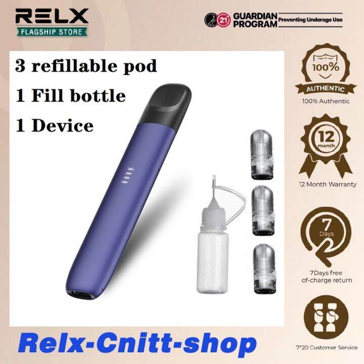 Vale (FREE 3 PODS SET) RELEX Pod Vape Rel x infinity vaper vipe smoke ...