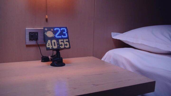 Layar LED Di Jendela Belakang Mobil Kontrol Aplikasi Ponsel Layar ...