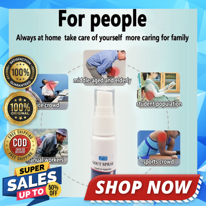 Original ZB Gout Spray Arthritis Pain Spray Gout Relief Spray tendon ...